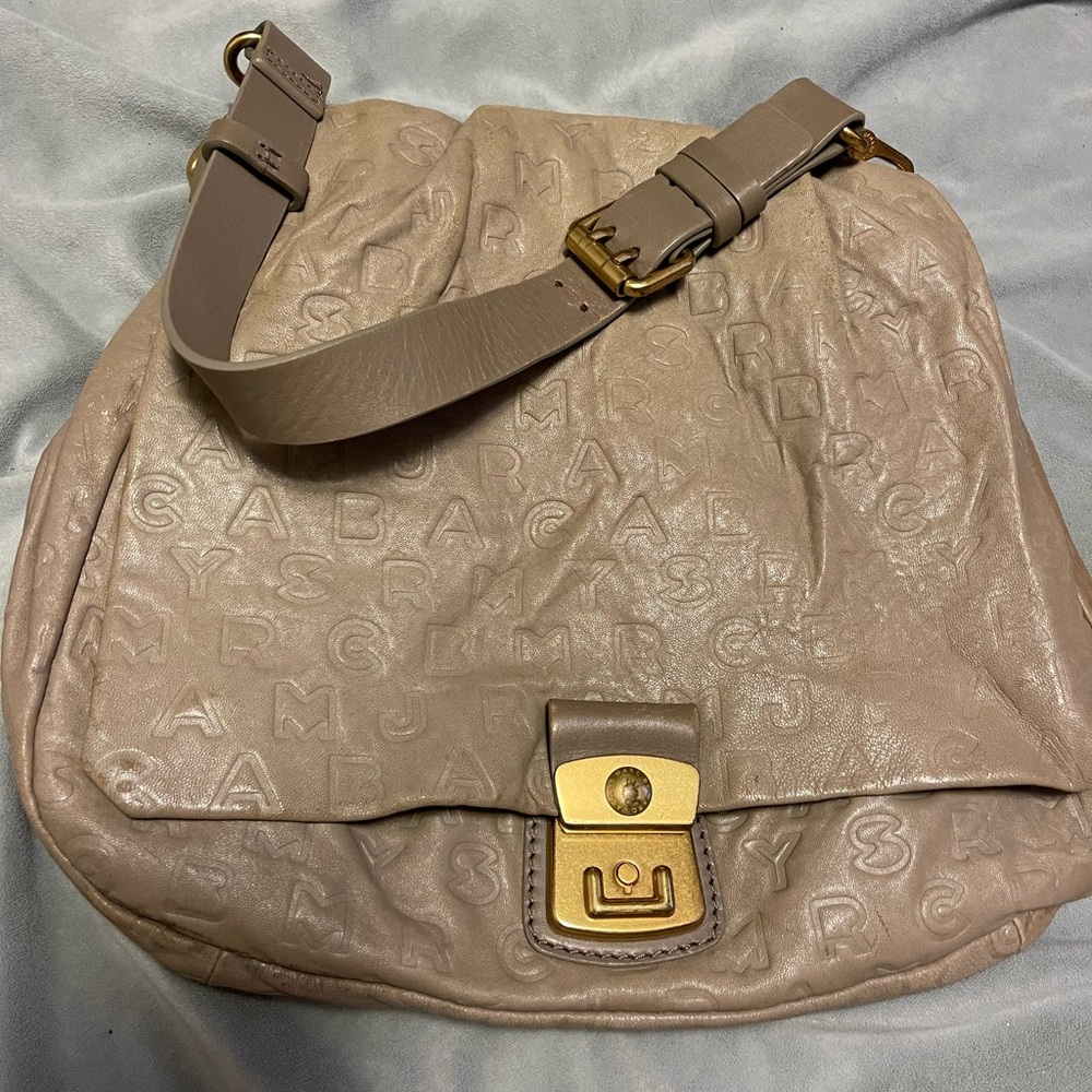 Marc Jacobs Dreamy Logo Birdie Satchel Embossed - Gem